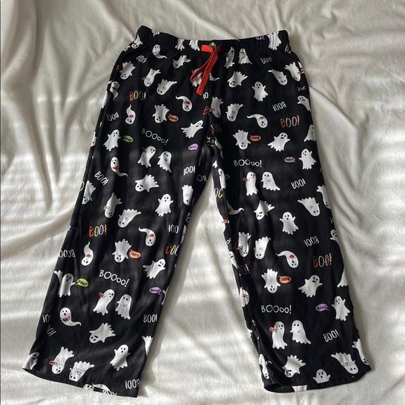 Way To Celebrate | Pajamas | Spooky Ghost Kids Pajama Pants Black ...